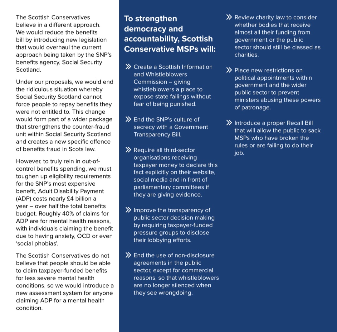 The Scottish Conservative manifesto is here: what does it say on ...